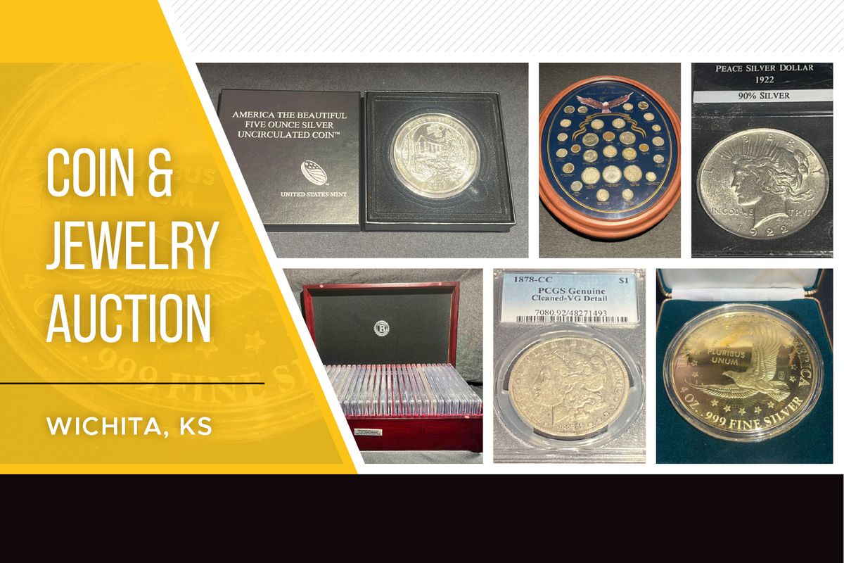 Coin And Jewelry Auction, 12041 E. 13th St. N., Wichita, KS 67206 ...
