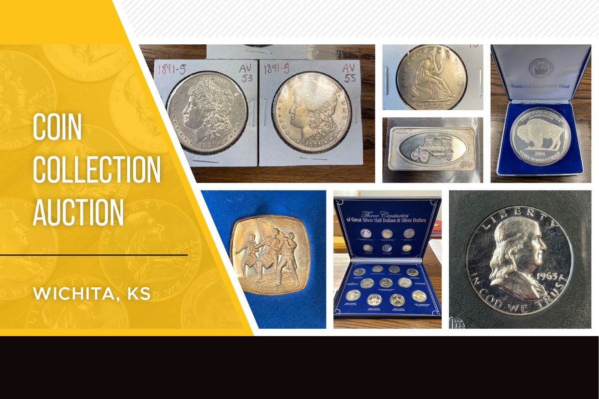 Coin Collection Auction, 12041 E. 13th St N., Wichita, KS 67206 ...