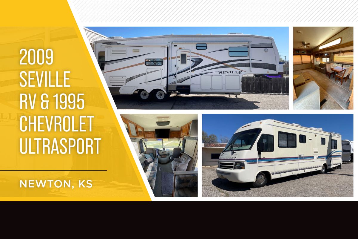 2009 Crossroads Seville RV & 1995 Chevrolet Ultrasport Motorhome, 308 W ...