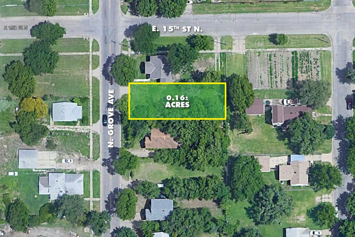 (NE) ABSOLUTE - .16 ± Acre Residential Lot, 1546 N. Grove Ave., Wichita ...