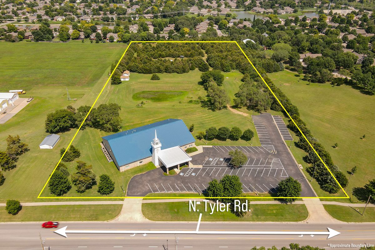 (NW) 12,869 Sq. Ft. Church On 9.54 ± Acres, 3224 N. Tyler Rd., Wichita ...