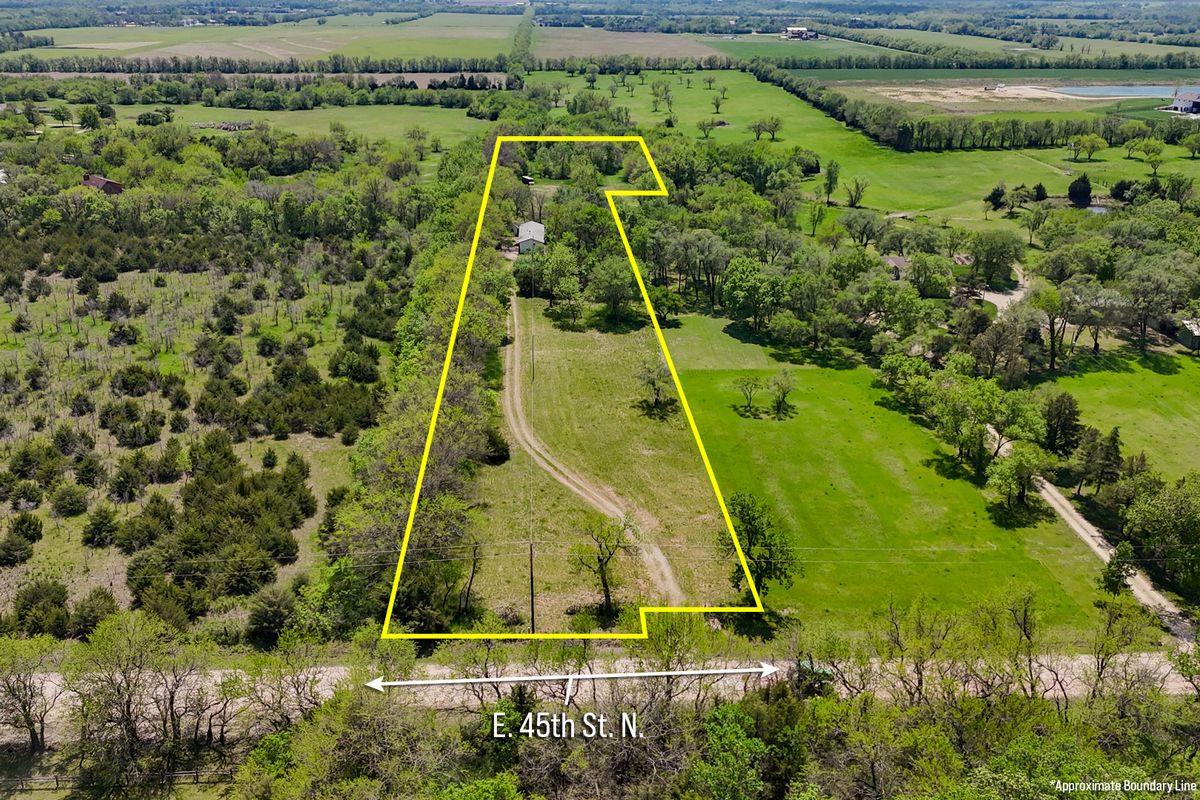(NE) 4.88± Acre Rural Residential Lot, 15151 E. 45th St. N., Wichita ...