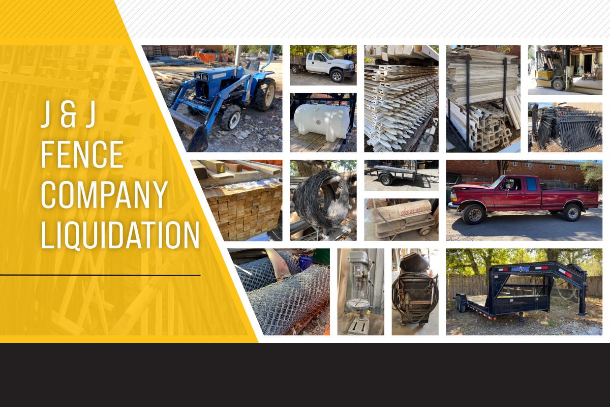 J & J Fence Liquidation Auction, 824 N. West St, Wichita, KS 67203 - McCurdy | Real Estate & Auction