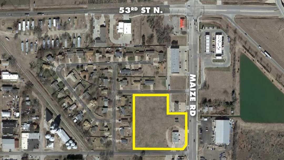 (MAIZE) ABSOLUTE - 3,200 Sq.Ft. Commercial Building On 3.84 ± Acres ...