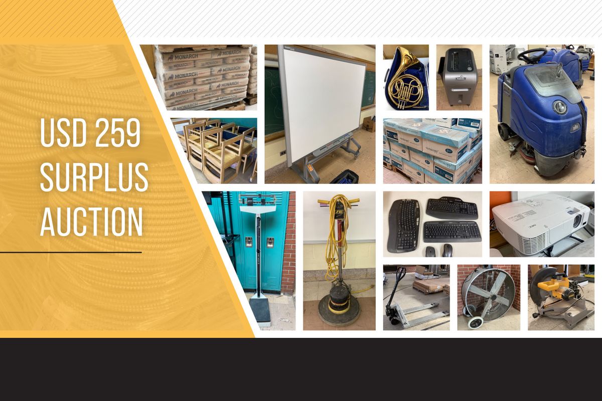 USD 259 Surplus Auction, 6123 E 11th St N. , Wichita, KS 67208 - McCurdy | Real Estate & Auction
